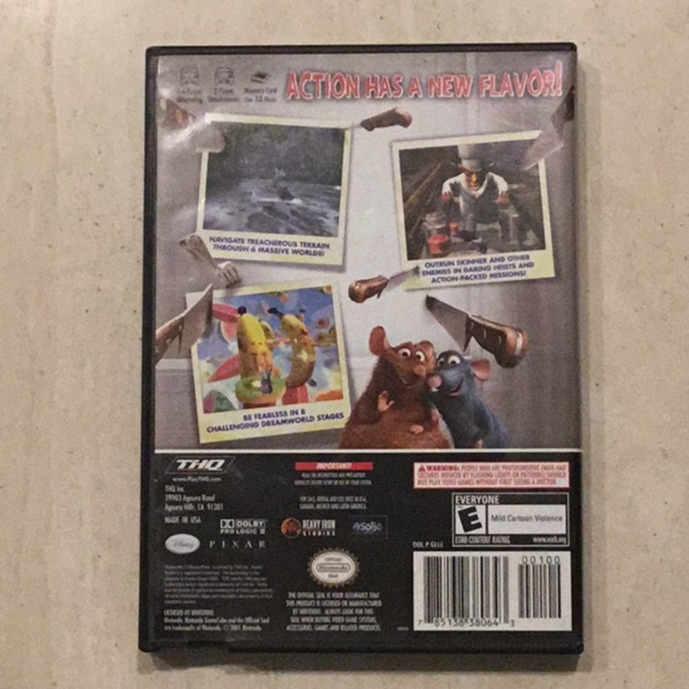 Ratatouille Nintendo Gamecube Complete Disney Pixar - Gem